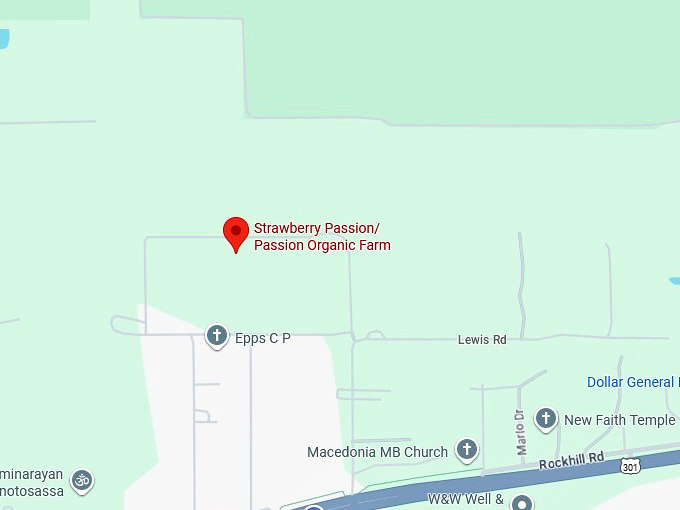 16. strawberry passion passion organic farm, llc map