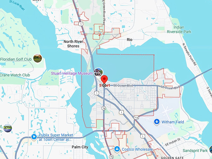 16. stuart, fl map