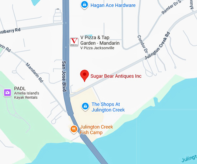 16. sugar bear antique mall map
