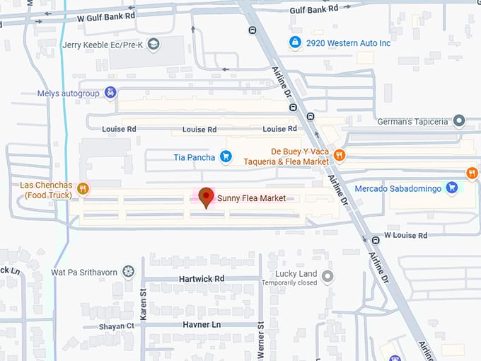 16. sunny flea market map