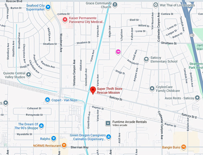 16. super thrift store rescue mission map