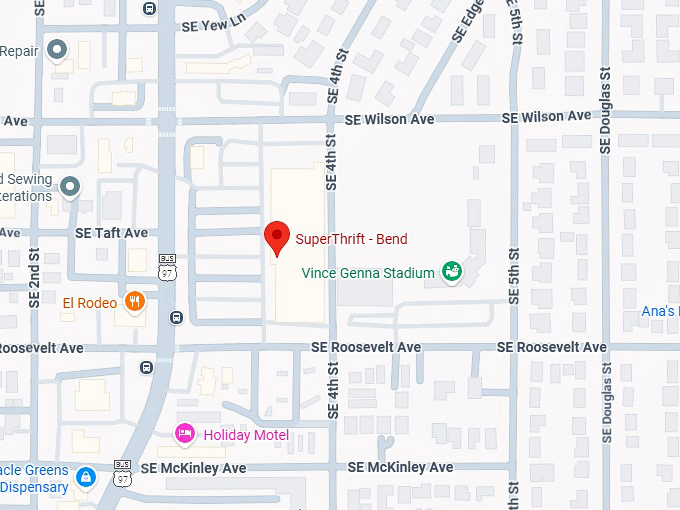 16. superthrift bend map