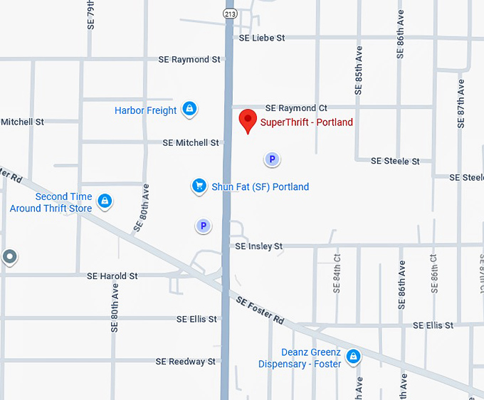 16. superthrift portland map
