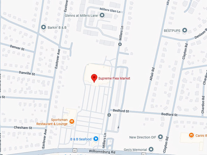 16. supreme flea market map