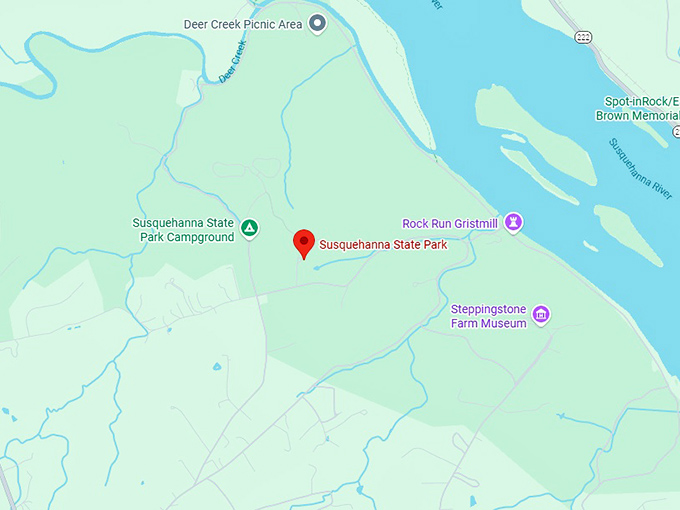 16. susquehanna state park map