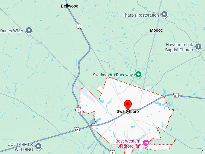 16. swainsboro map