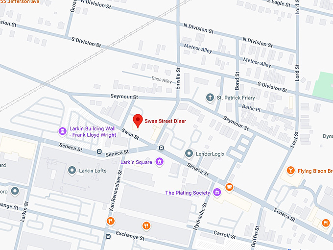 16. swan street diner map