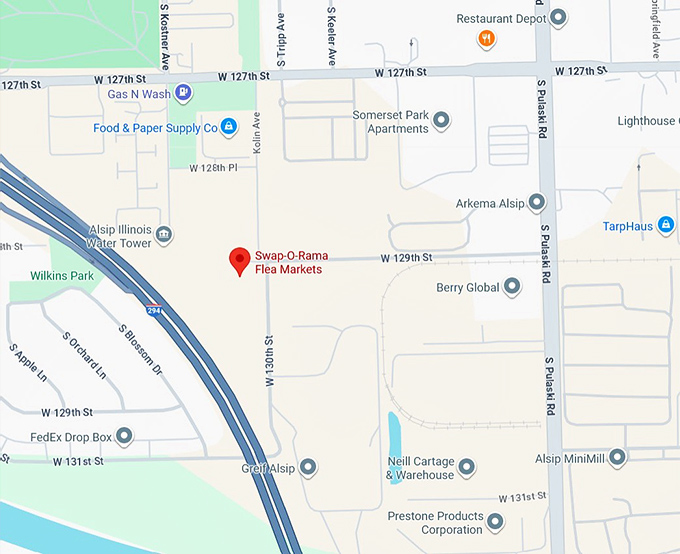 16. swap o rama flea market map