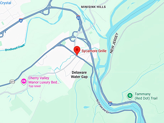 16. sycamore grille map