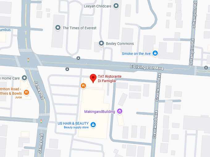 tat ristorante di famiglia map