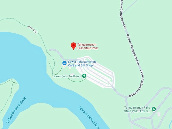 tahquamenon falls state park map