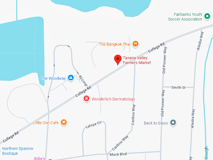 16. tanana valley farmers market map