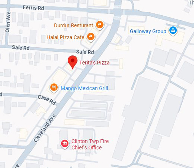 16. terita&rsquo;s pizza map