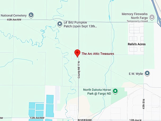 the arc attic treasures map