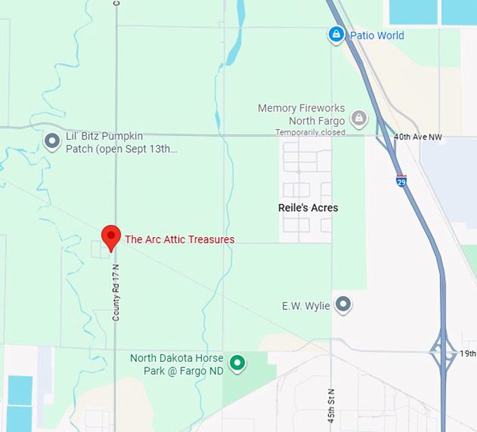 16. the arc attic treasures map