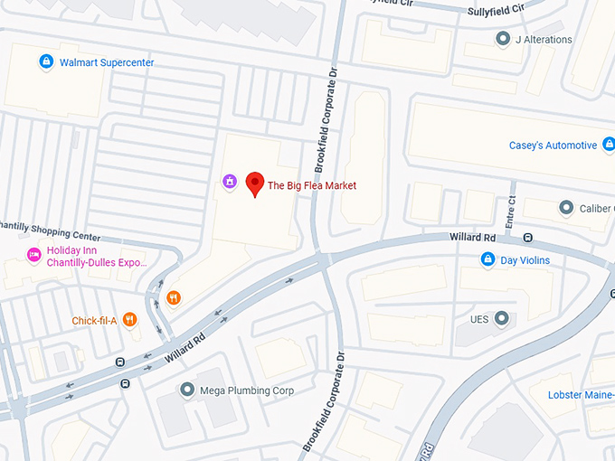 16. the big flea market map