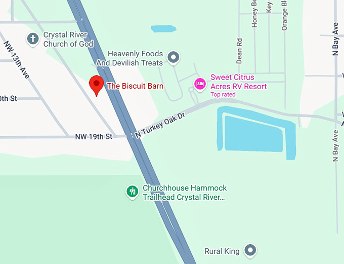 16. the biscuit barn map