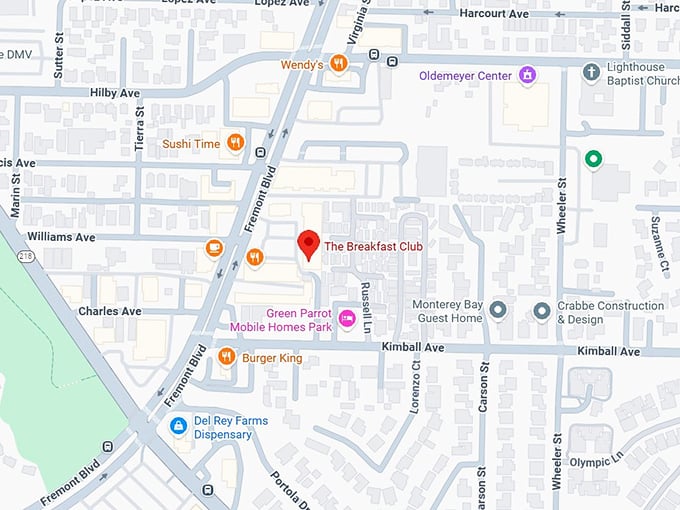 16. the breakfast club map