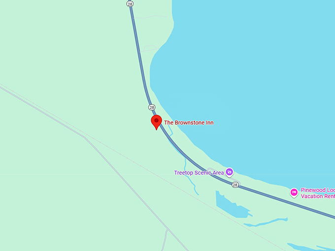 16. the brownstone inn map