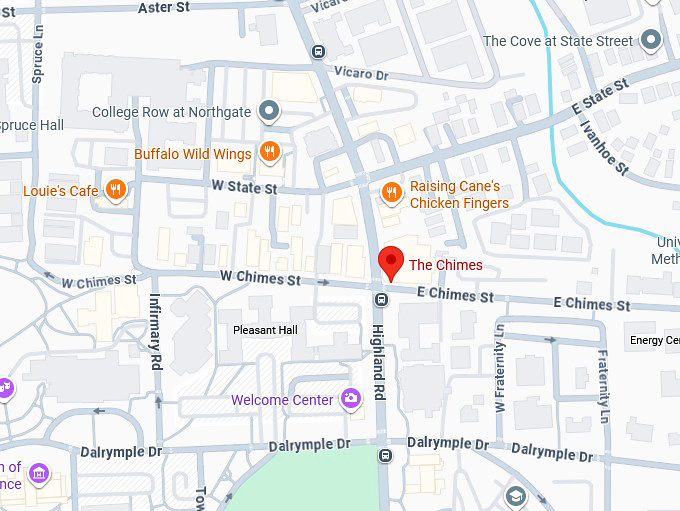 16. the chimes (3357 highland rd) map