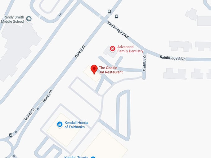 16. the cookie jar restaurant map