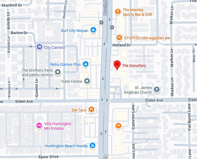 16. the donuttery map