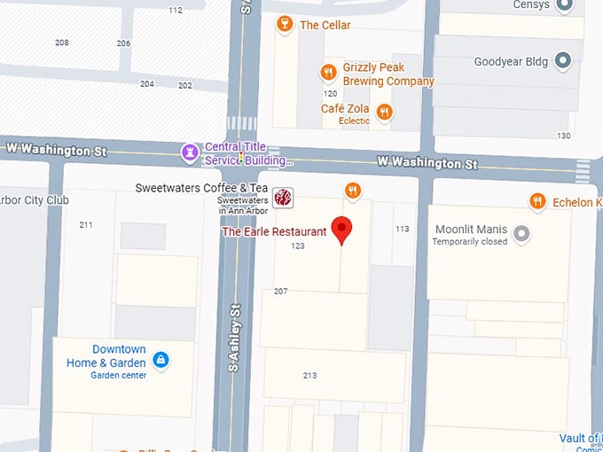 16. the earle restaurant map