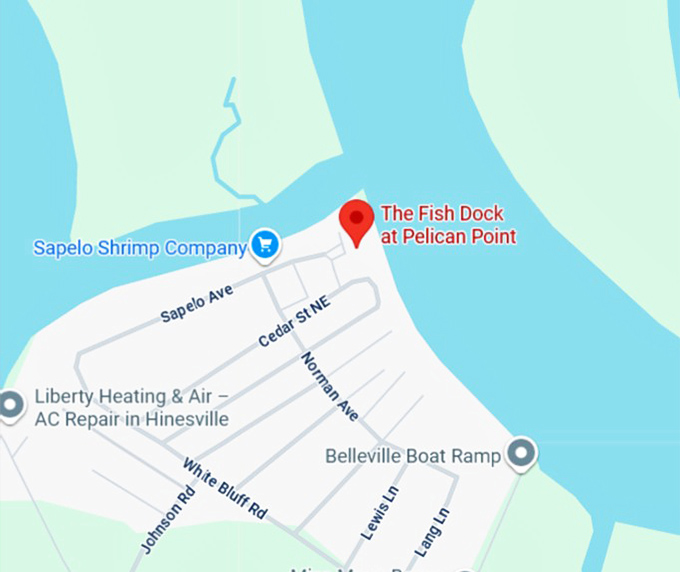 16. the fish dock at pelican point map