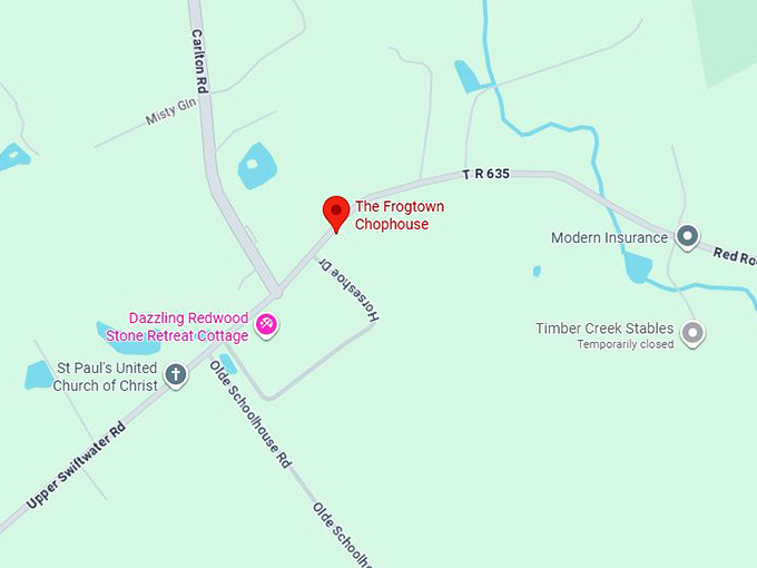 16. the frogtown chophouse map