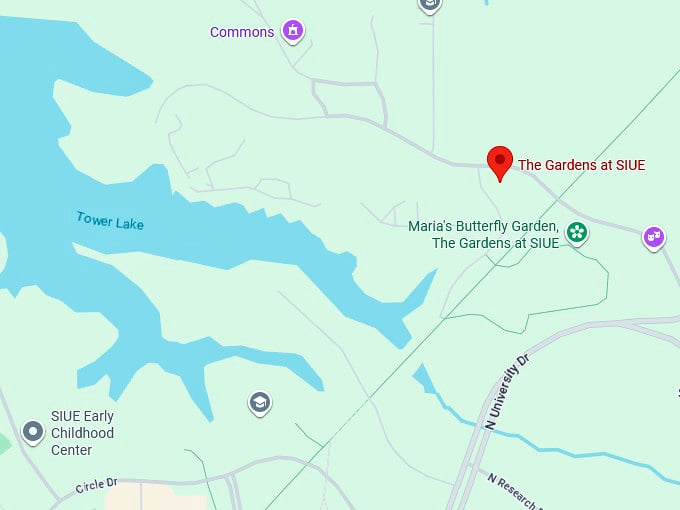 16. the gardens at siue map