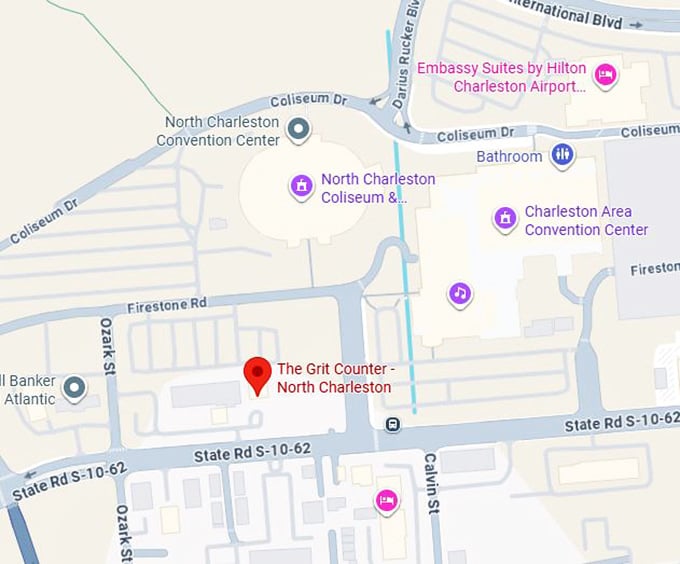 16. the grit counter north charleston map