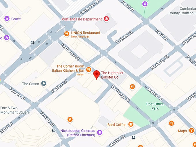 16. the highroller lobster co. map