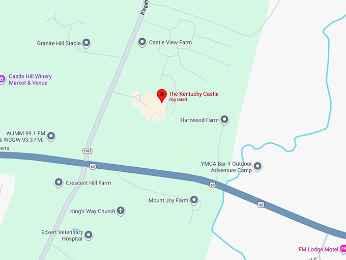 16. the kentucky castle map