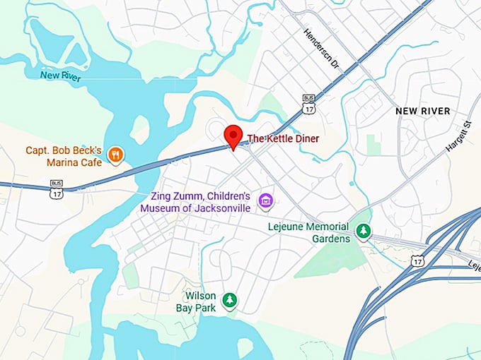 the kettle diner map