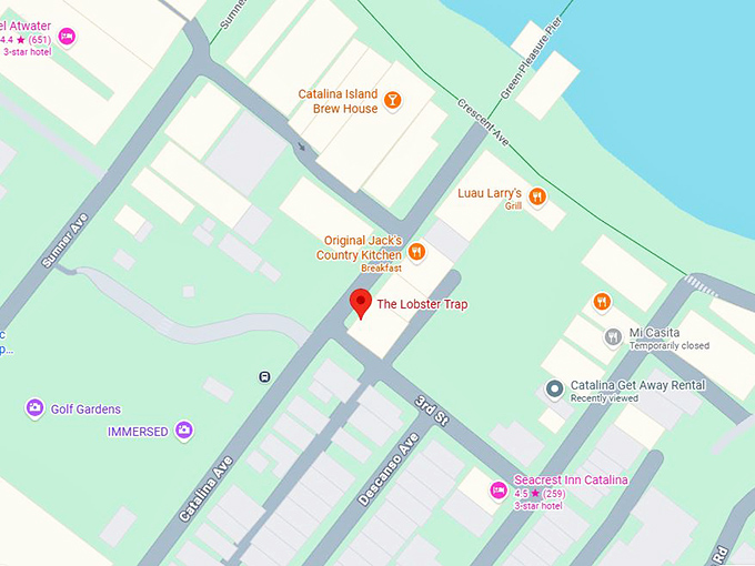 16. the lobster trap map