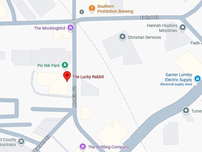 16. the lucky rabbit map