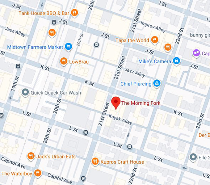 16. the morning fork map