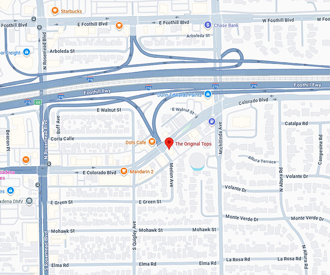 16. the original tops map