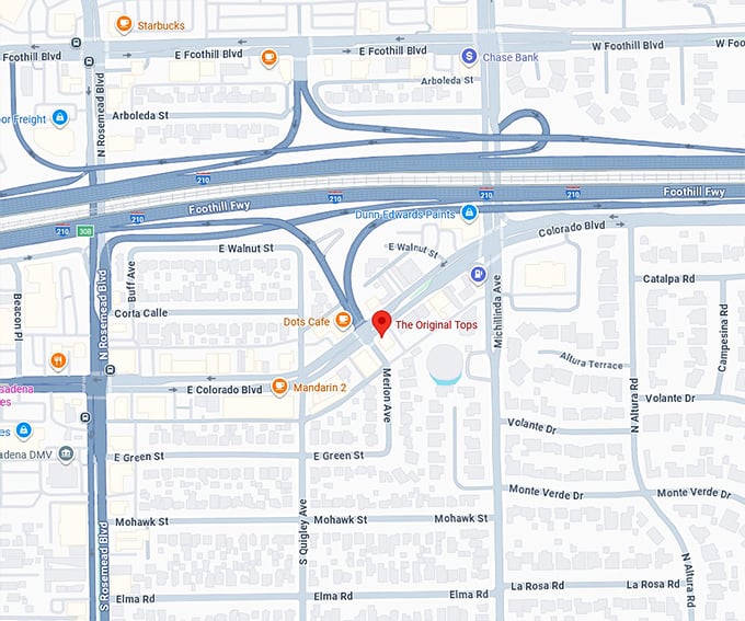 16. the original tops map