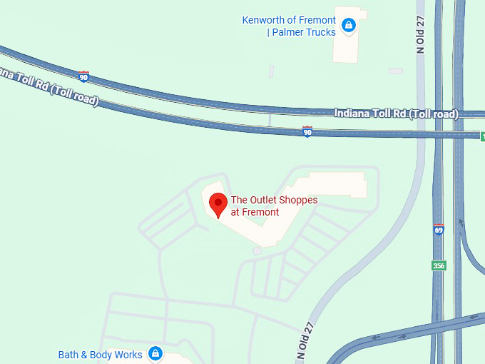 16. the outlet shoppes at fremont map