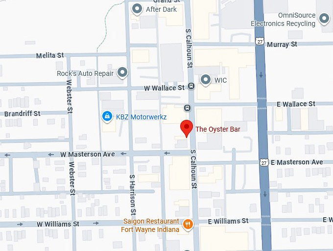 16. the oyster bar map