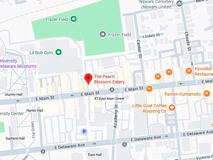 16. the peach blossom eatery map