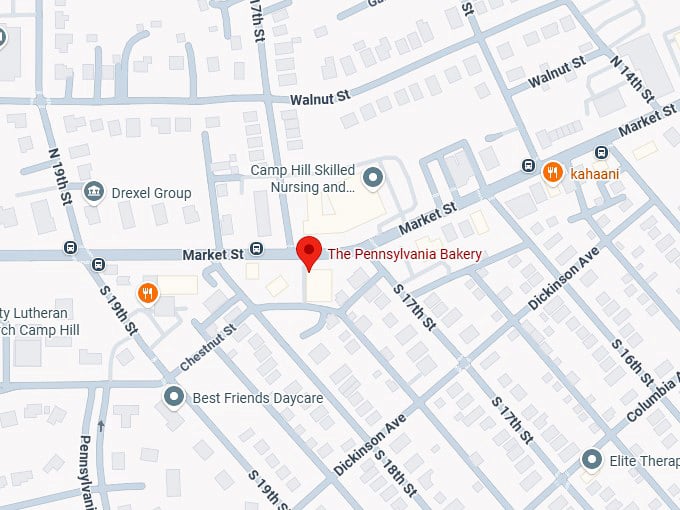 16. the pennsylvania bakery map