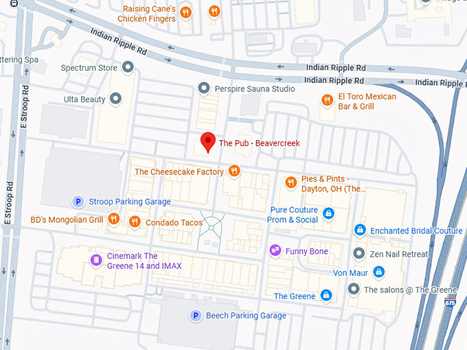 16. the pub beavercreek map