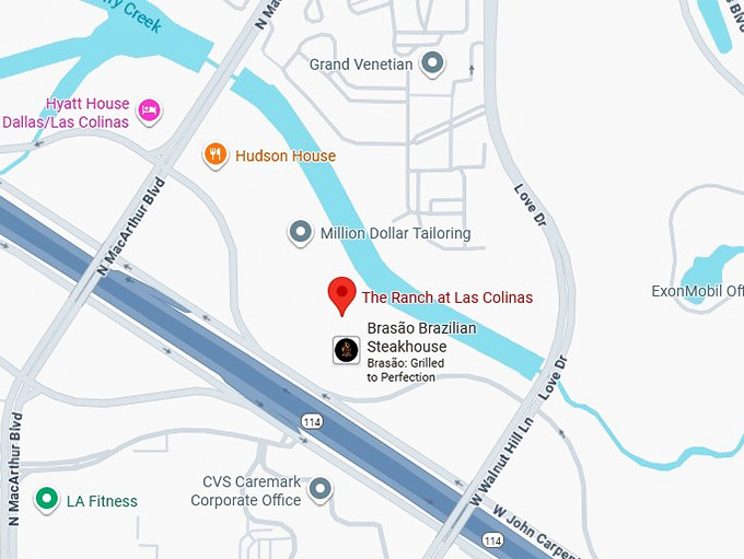 16. the ranch at las colinas map