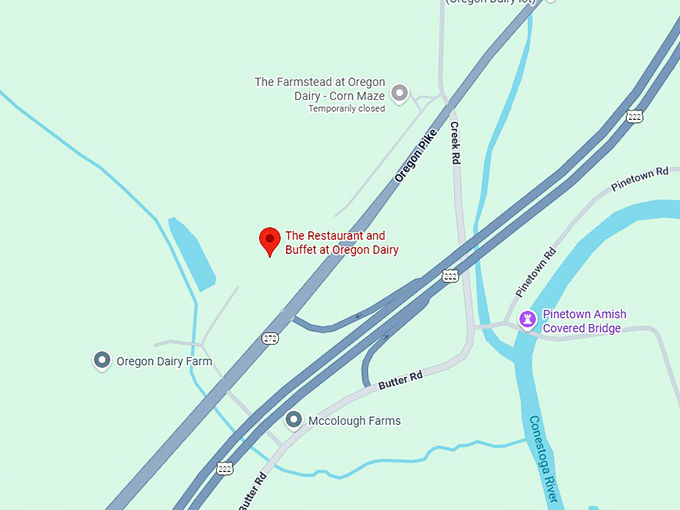 16. the restaurant and buffet at oregon dairy map