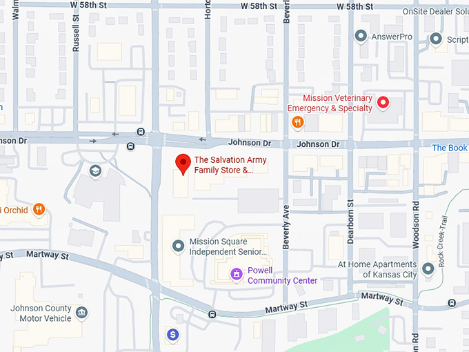 16. the salvation army family store & donation center (6219 johnson dr) map