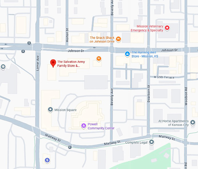 16. the salvation army family store & donation center (6219 johnson dr) map