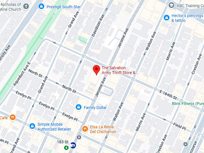 16. the salvation army thrift store & donation center map