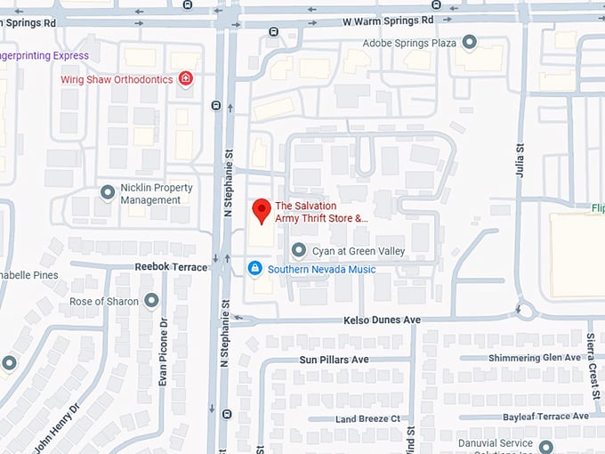 16. the salvation army thrift store & donation center map